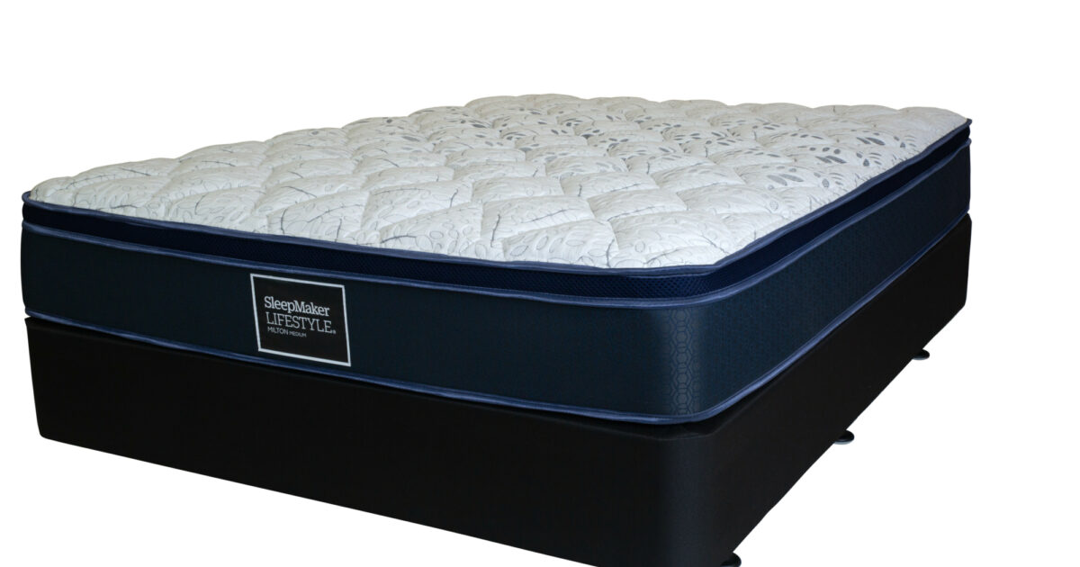 Bedpost - Milton Medium Bed by Sleepmaker